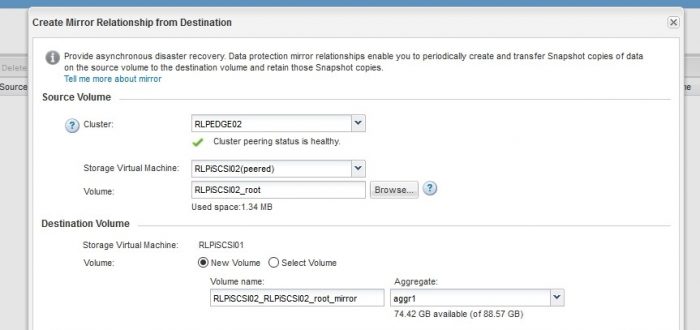 Enterprise datacenter Availability with NetApp cascaded SnapMirror and Veeam