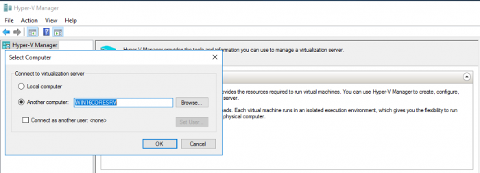 Hyper-V installation and configuration step-by-step