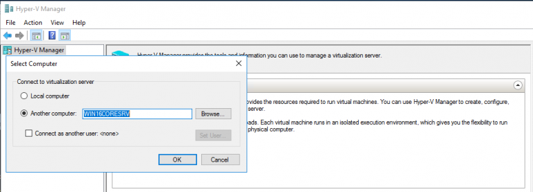 Hyper-V installation and configuration step-by-step