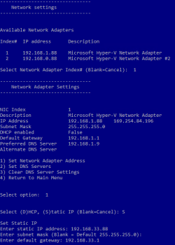 Windows Server 2016 Core installation step-by-step