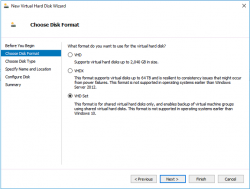 How to create VHD sets