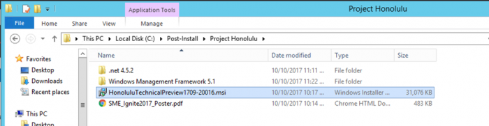 First look at the Project Honolulu