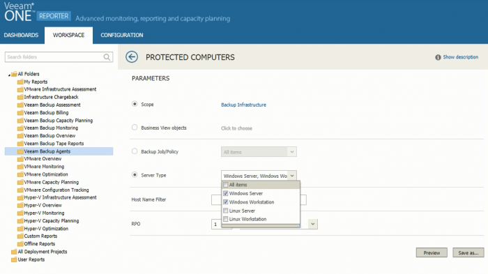 Watchdog your entire IT environment with Veeam ONE