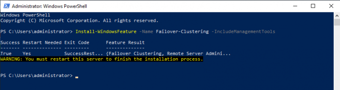 How to create a Failover Cluster in Windows Server 2019