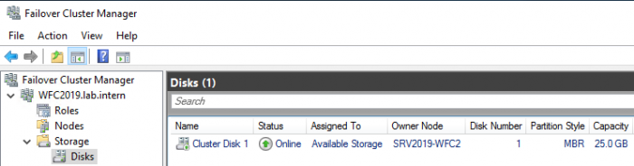 How to create a Failover Cluster in Windows Server 2019