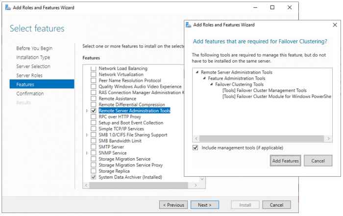 How to create a Failover Cluster in Windows Server 2019