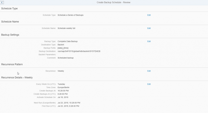 How to optimize and backup your SAP HANA environment