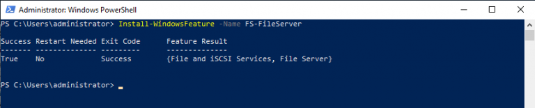 How to create a file server cluster with Windows 2019