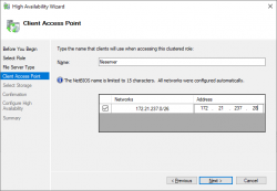 How to create a file server cluster with Windows 2019