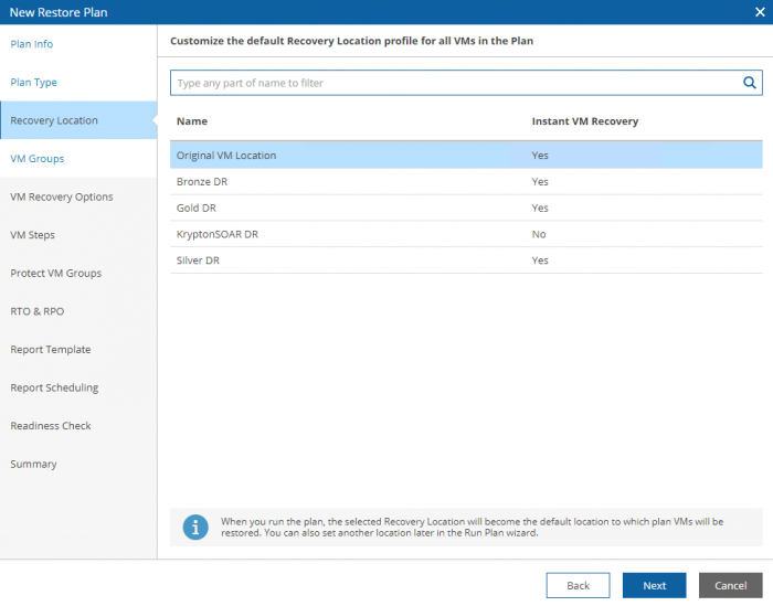 How to orchestrate application recovery from backup
