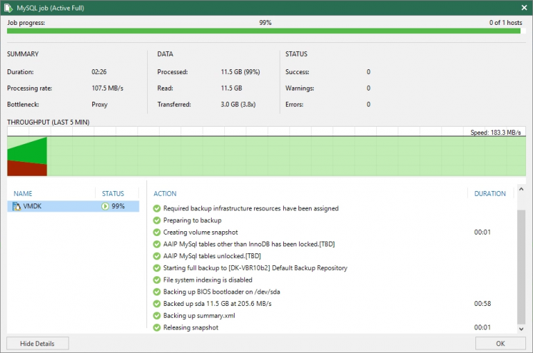 v10: Veeam Agent for Linux v4 now supports PostgreSQL and MySQL