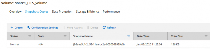 Use VSS snapshots to backup your NAS located on NetApp FAS system