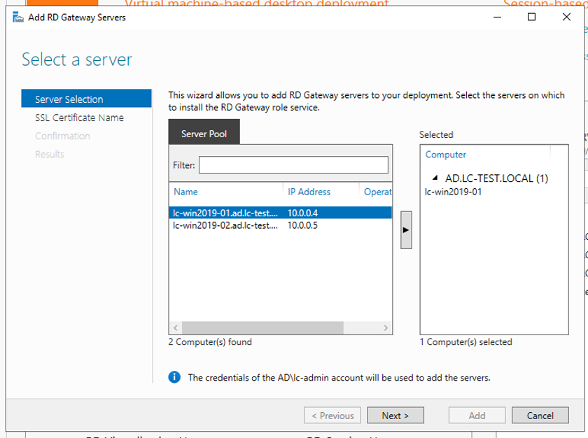 How to deploy Remote Desktop Services (RDS) 2019