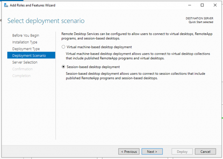 How to deploy Remote Desktop Services (RDS) 2019