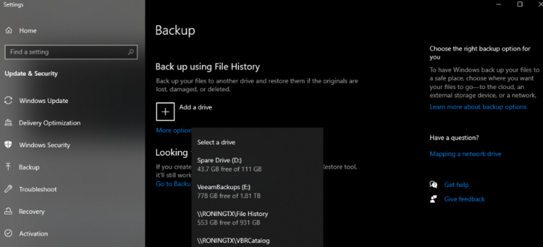 How to backup your laptop