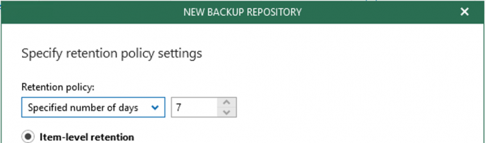 Veeam Backup for Microsoft Office 365: Retention Types & Policy