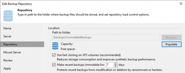 V11: Immutable primary backup storage with a hardware-agnostic touch