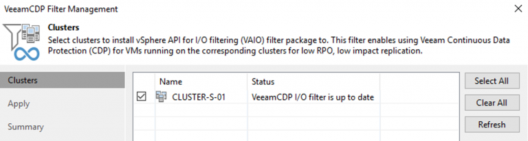 V11: Delivering low RPOs for Tier One applications with Veeam CDP