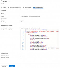 Configuring Veeam Agent for Mac via Microsoft Intune