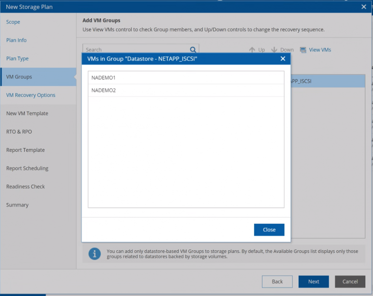 Orchestrated Backup and Disaster Recovery with NetApp Integration