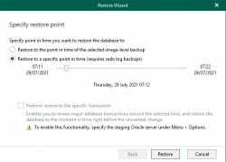 How to back up and restore an Oracle database — best practices