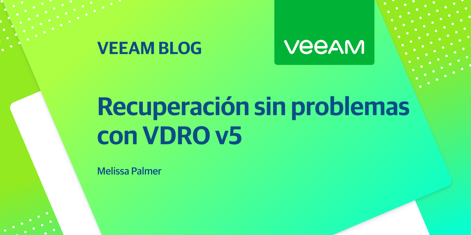 Recuperación sin problemas con VDRO v5