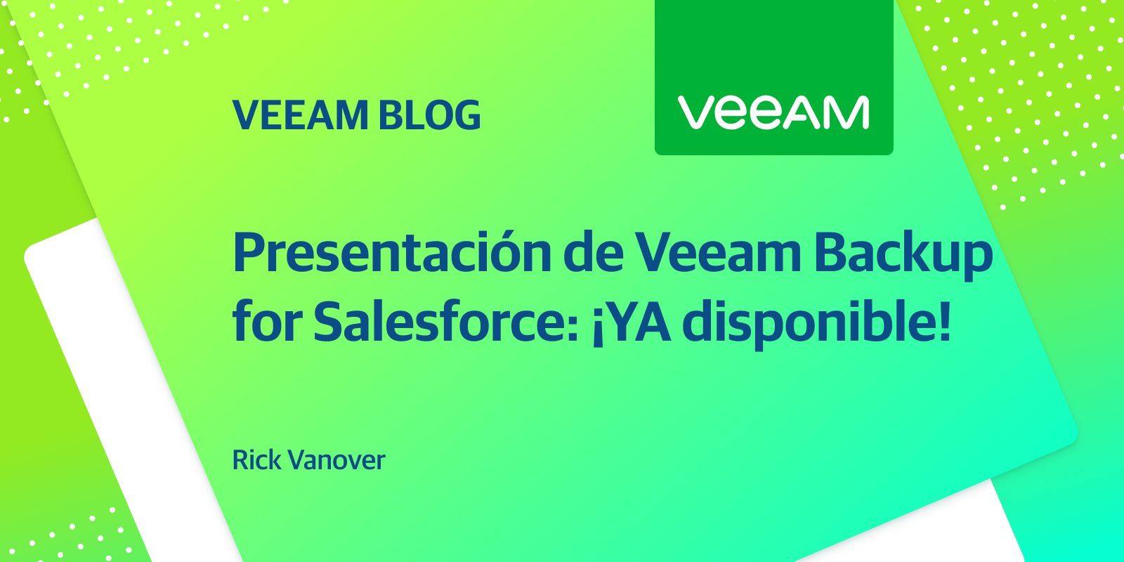 Presentación de Veeam Backup for Salesforce