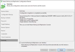 Switch from SQL Server to PostgreSQL for Veeam