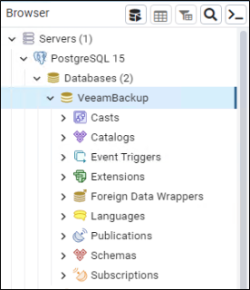 Switch from SQL Server to PostgreSQL for Veeam