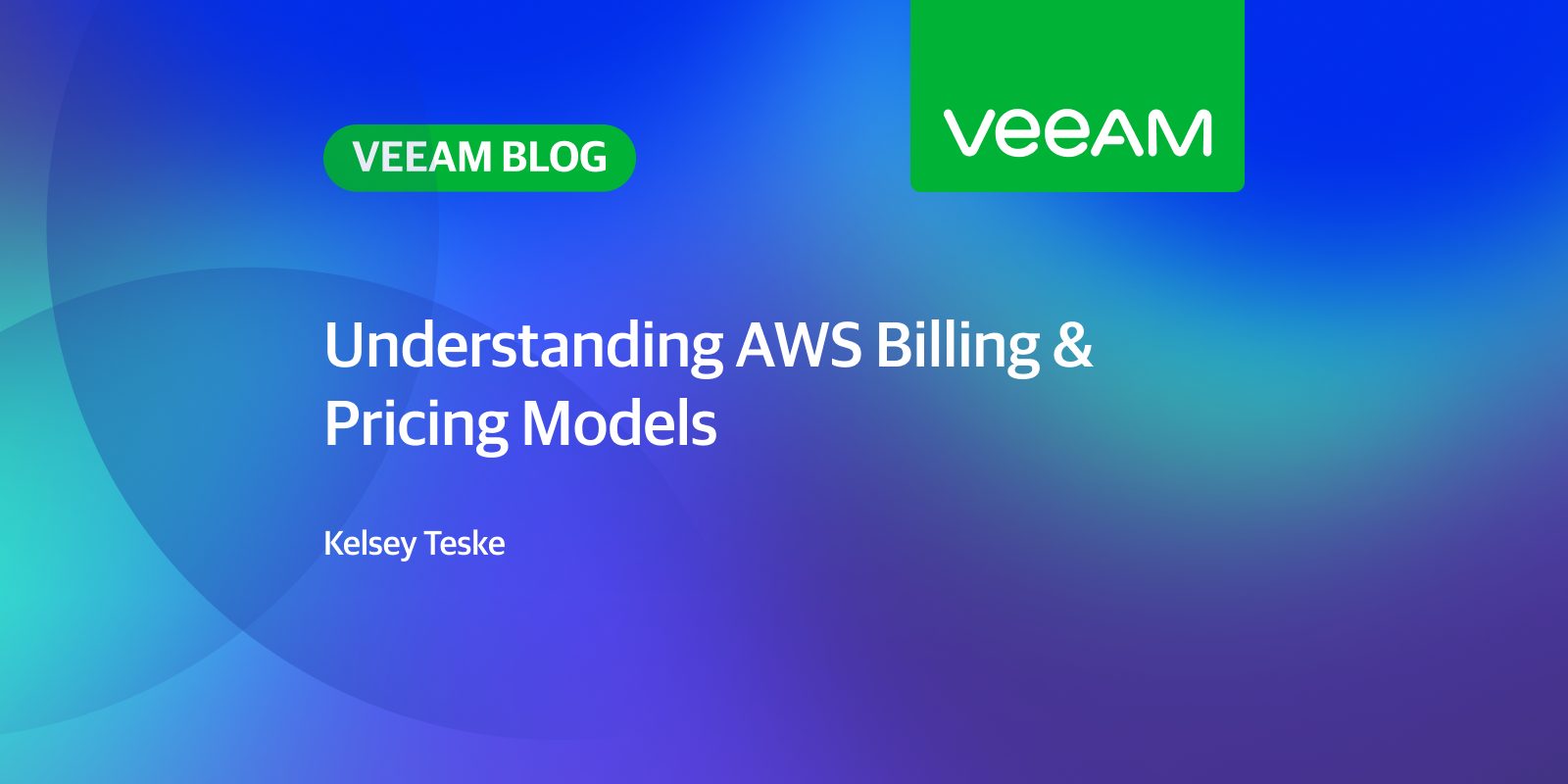 Understanding AWS Billing & Pricing Models | Veeam