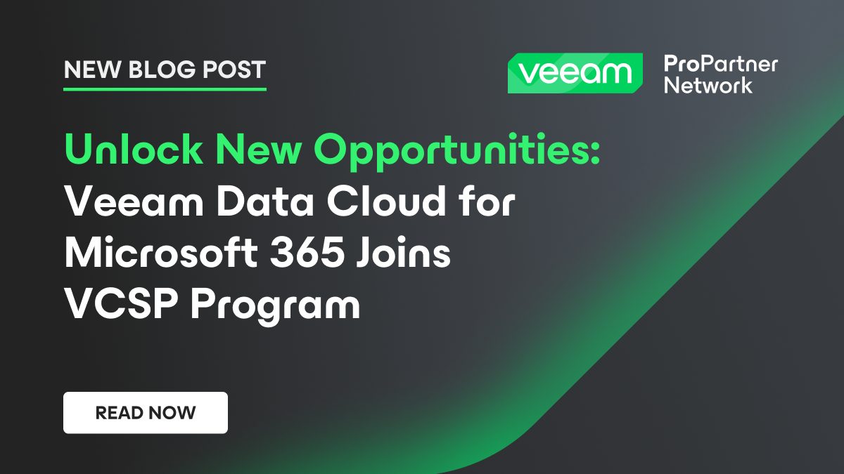 Veeam Data Cloud for Microsoft 365 Joins the VCSP Program