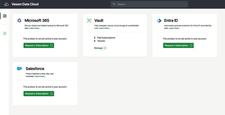 Veeam Vault in OneUI | Secure Cloud Storage Simplified