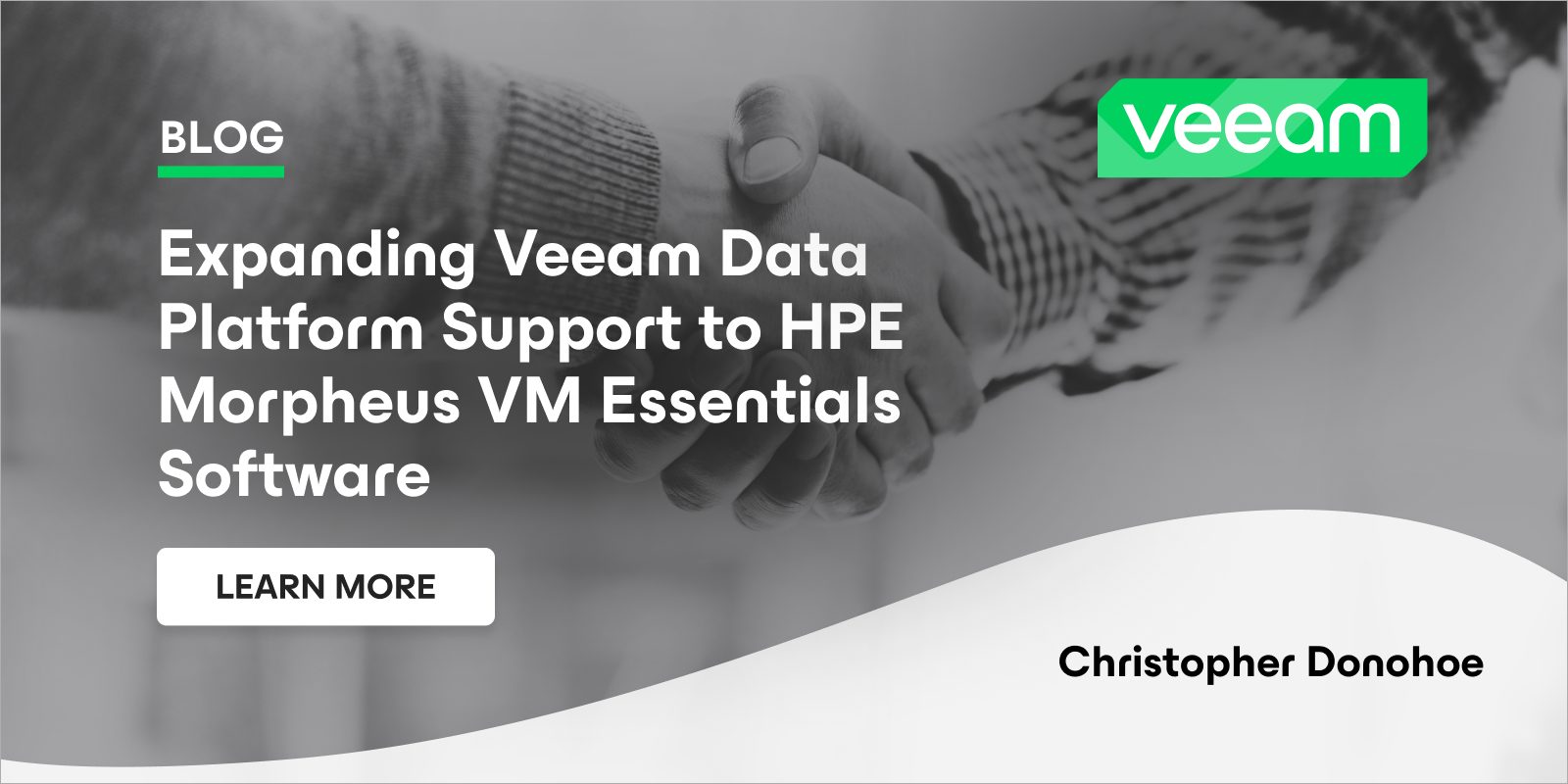 Expanding the Veeam Data Platform with HPE Morpheus VM Essentials